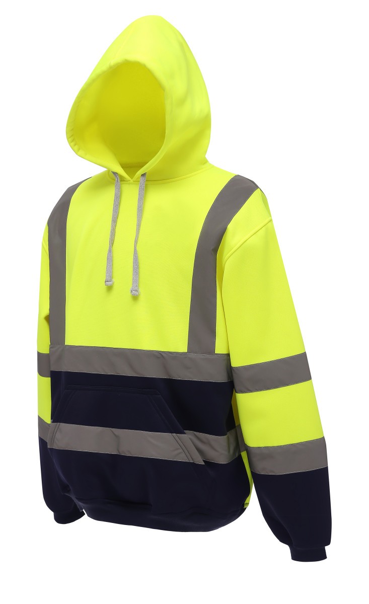 Yoko Hi Vis Class 3 Hooded Sweatshirt from Embroidered Workwear Site UK Embroidered Workwear UK