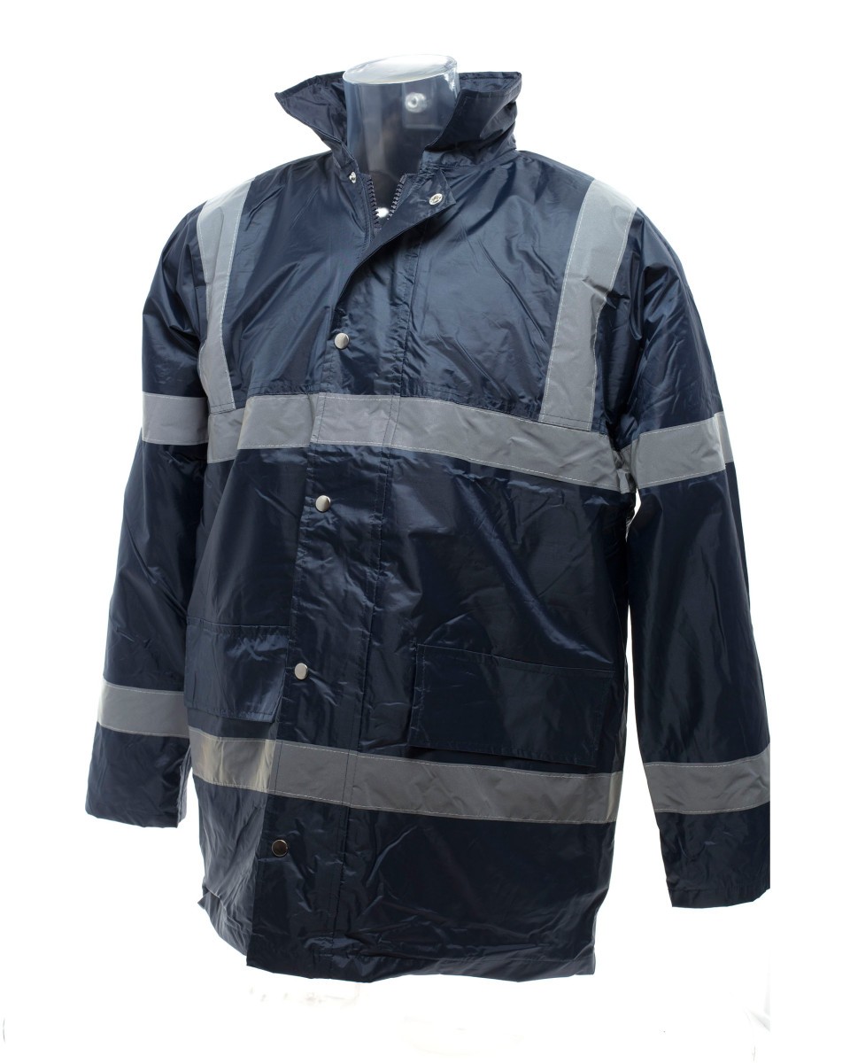 Yoko Hi-Vis Waterproof Security Jacket from Embroidered Workwear Site ...