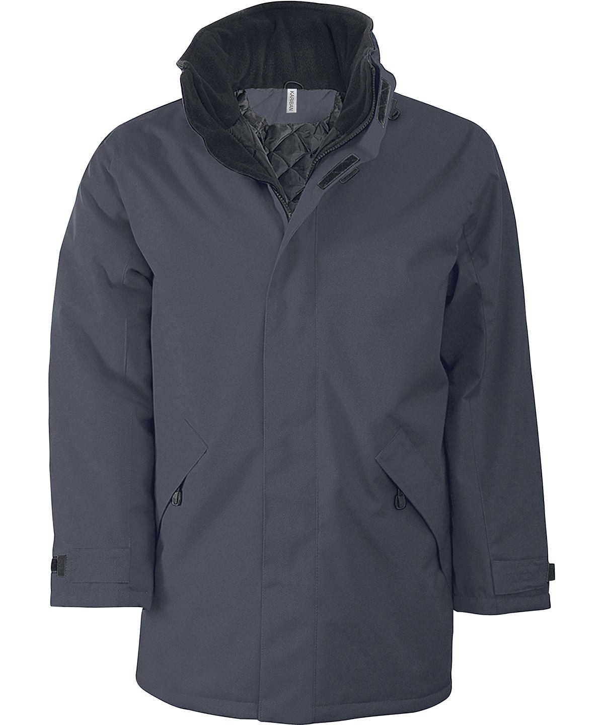 Warm and Robust Waterproof Padded Parka jacket from Embroidered ...