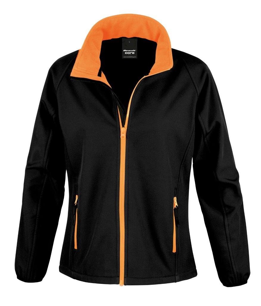 EWR231M Result Core Women's Contrast Printable softshell jacket from ...
