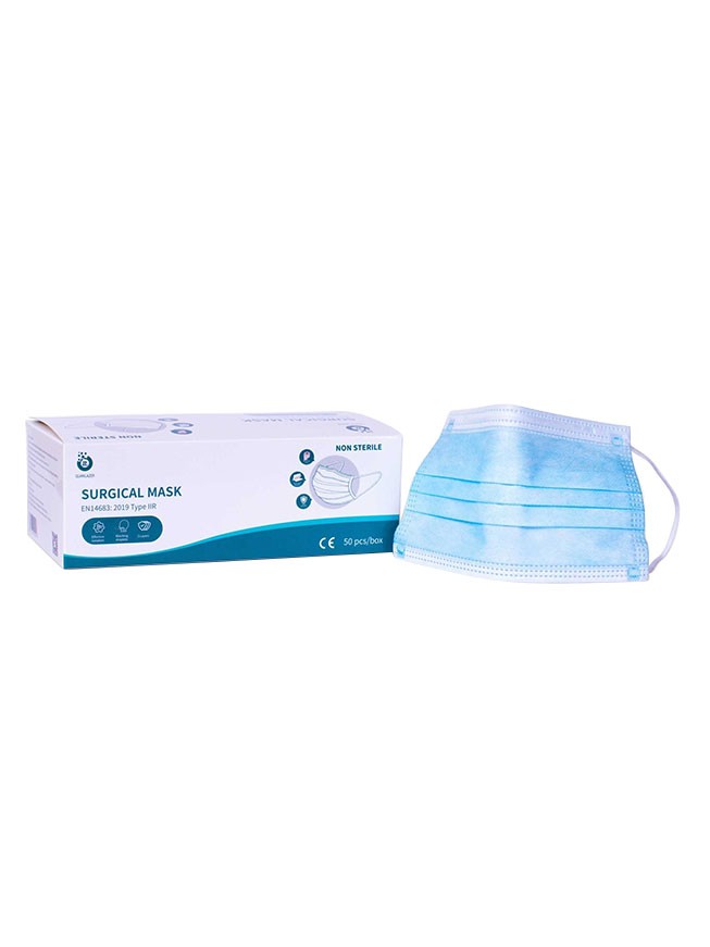 Medical Type IIR Face Mask (Non-woven, 3PLY) Pack of 50 from ...