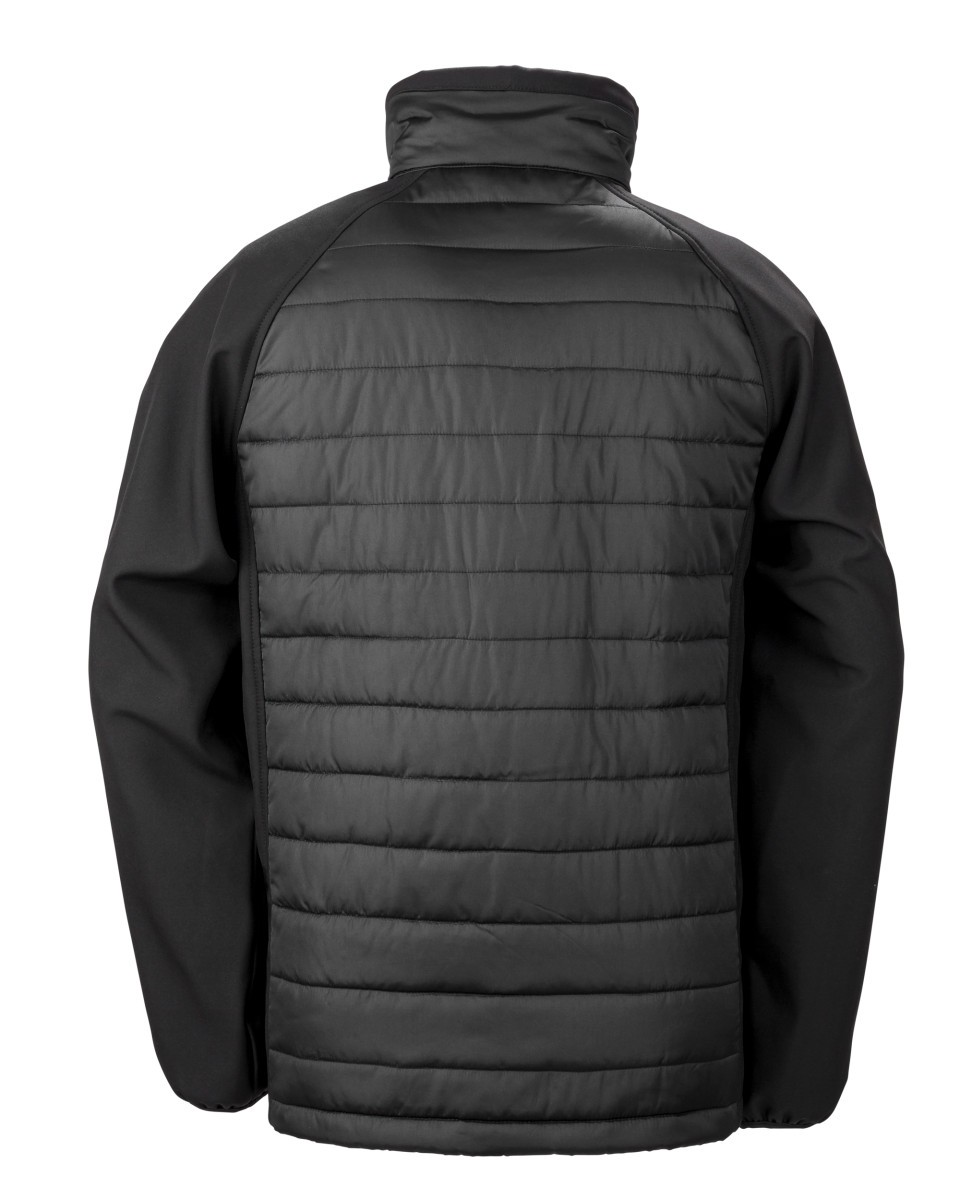 EWR237X Workwear Padded Compass Contrast Softshell Jacket from ...