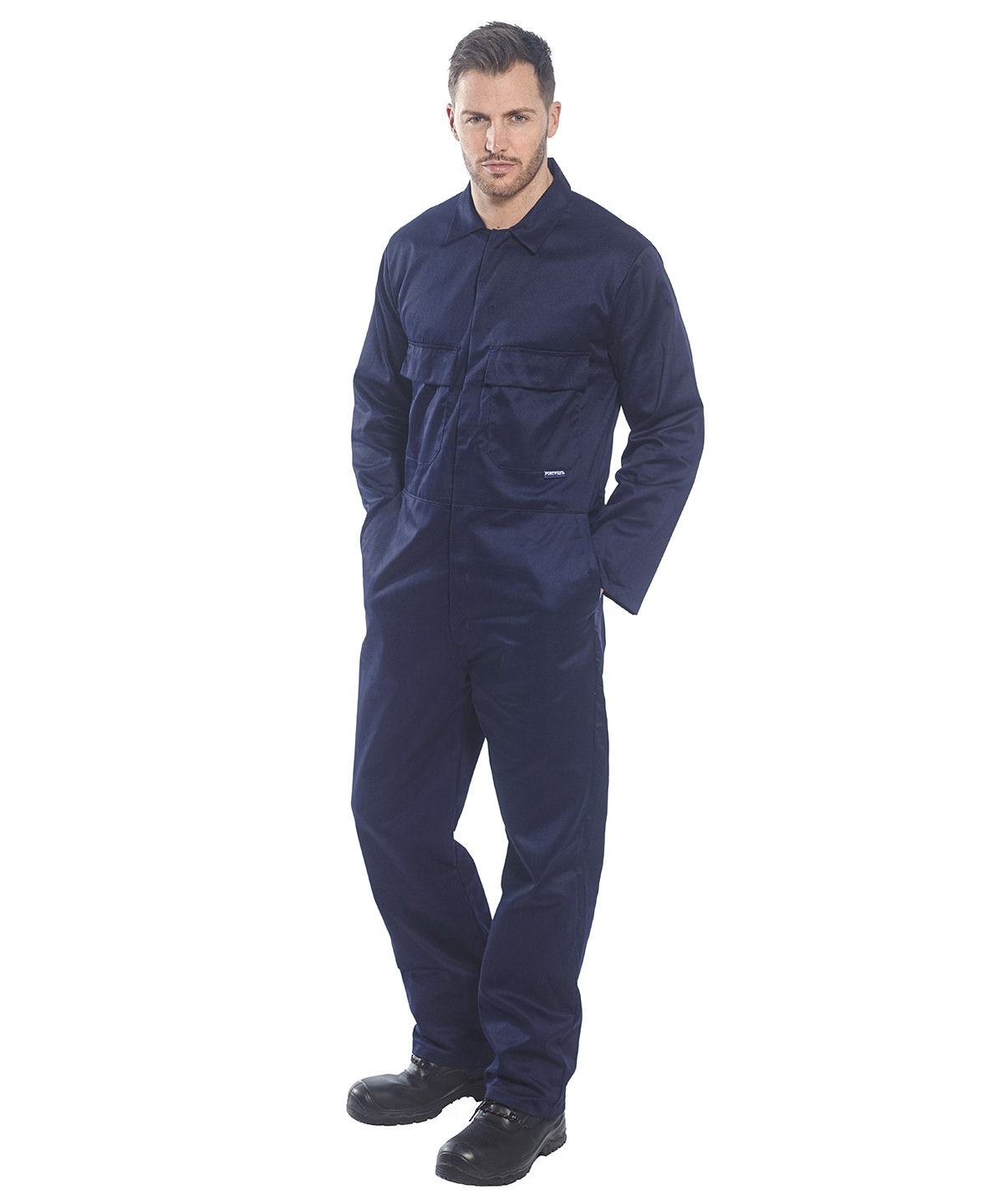 Portwest 210gsm Work Polycotton Coverall Embroidered Workwear UK